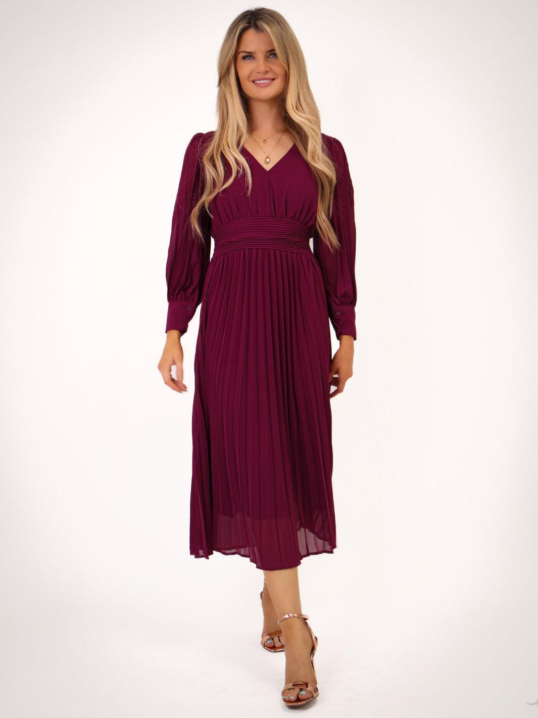 Kate & Pippa Hannah Dress In Plum – Nicola Ross