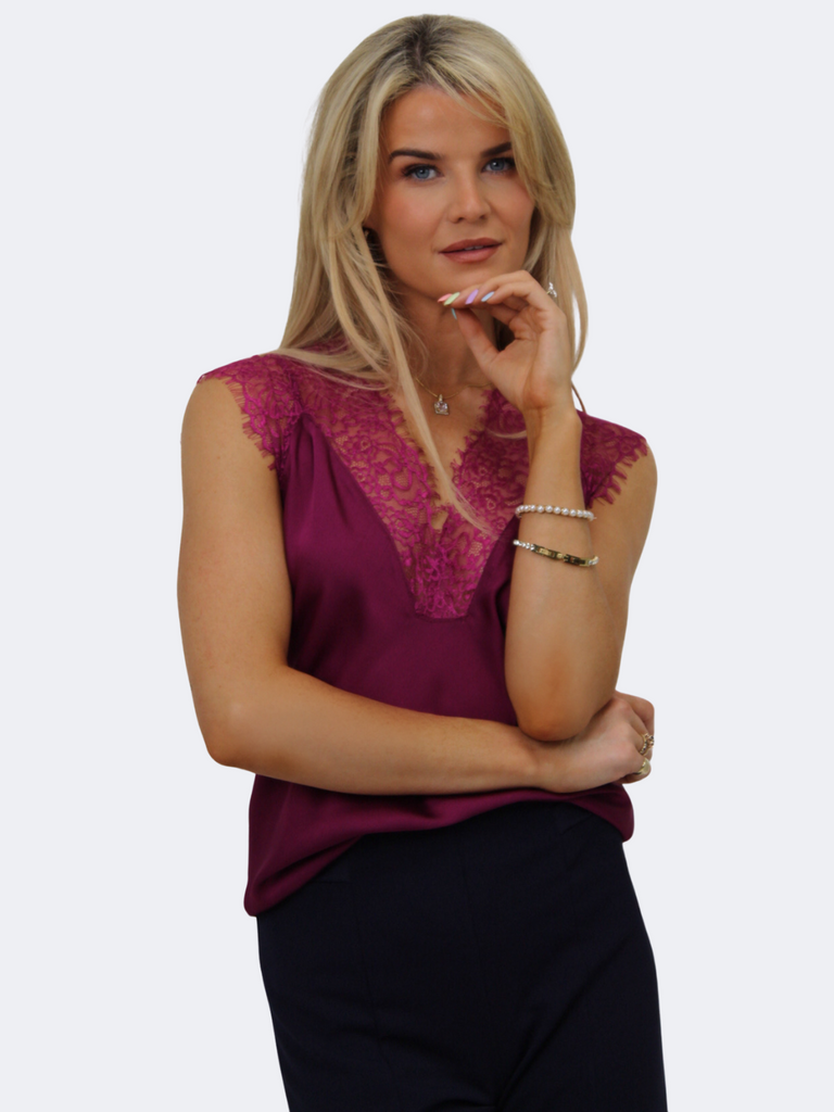 Plum cami top store