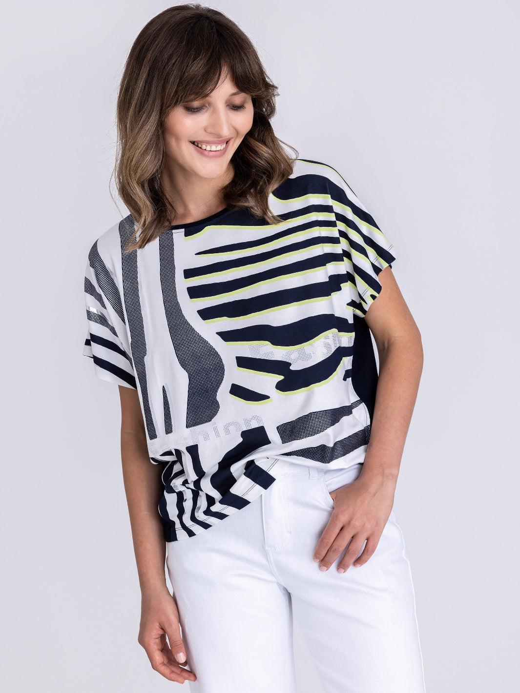 Tuzzi Abstract Top In Multi Print 411454 – Nicola Ross